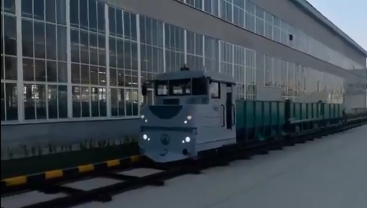 Afghanistan unveils first locally built train