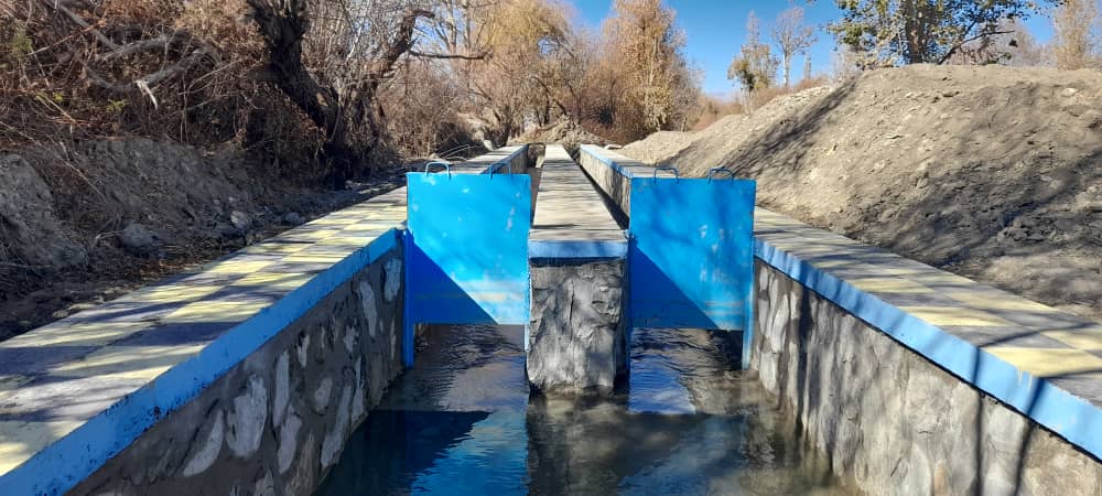 Headworks , canal project completed in Paktiya