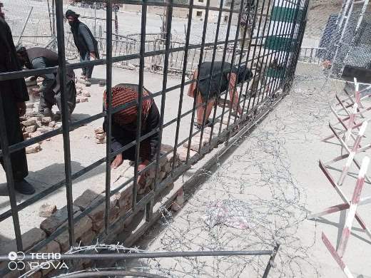 Afghan side starts construction of wall in Angoor Adda border crossing